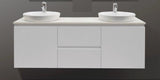 1500 WALL HUNG Double Vanity, Counter/Inset Basins, Stone Top – Better ...