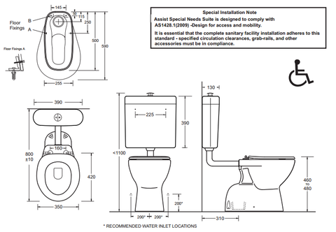 CARE Assist Link Suite S trap – Better Bathrooms