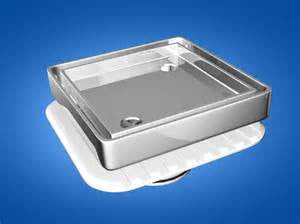 Grate Bermuda TILE INSERT 50/80/100mm Square with Mega Flange – Better ...